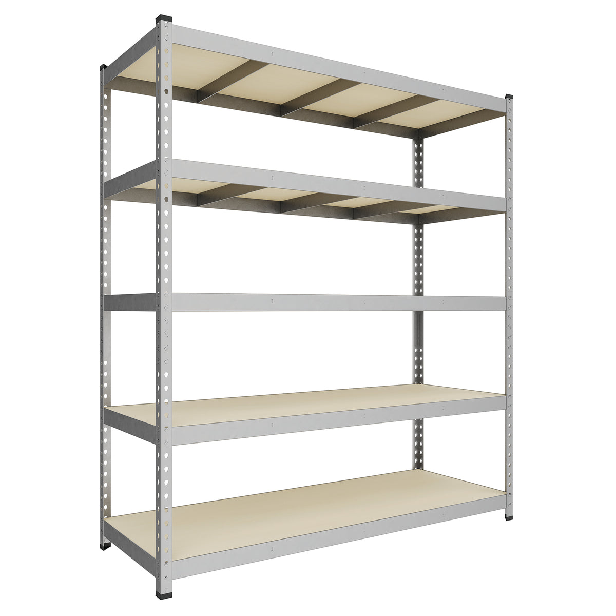 RB Boss 5 Shelf Unit - Galvanised - 180 x 160 x 60cm — KAS Shopfittings