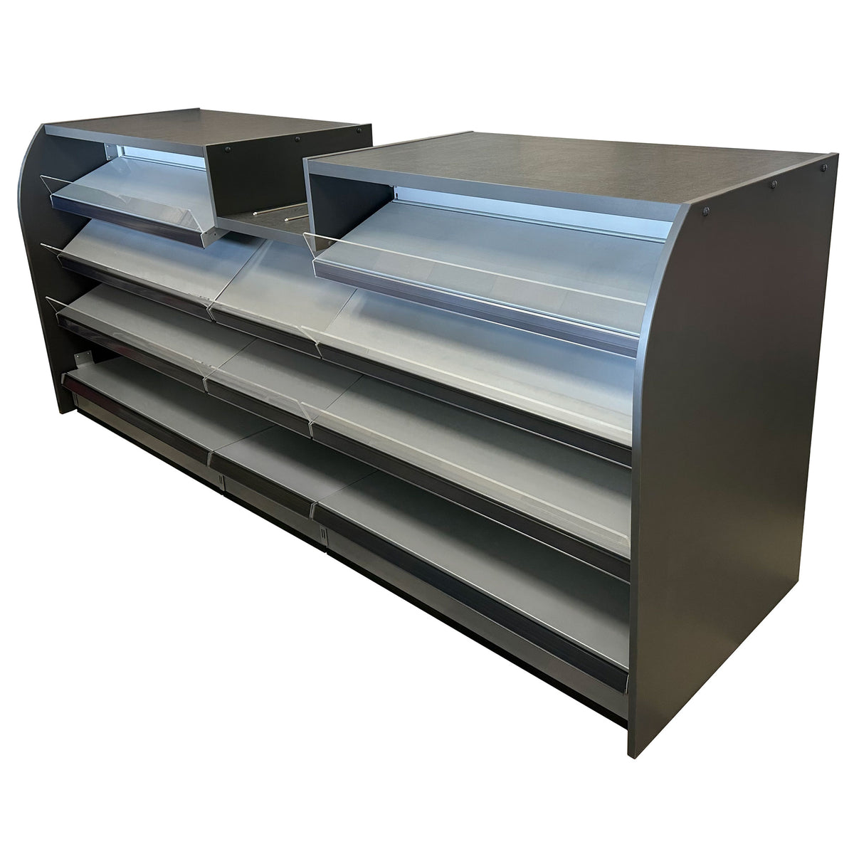K50 Counter - 2.5m with 1x basket well - Silver & Graphite Grey — KAS ...