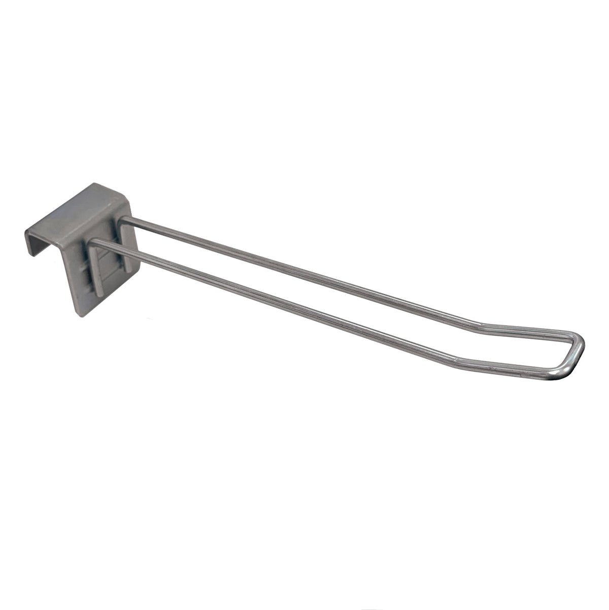 Euro Saddle Hook for 50 x 20 RSB, 30cm - Bright Zinc — KAS Shopfittings