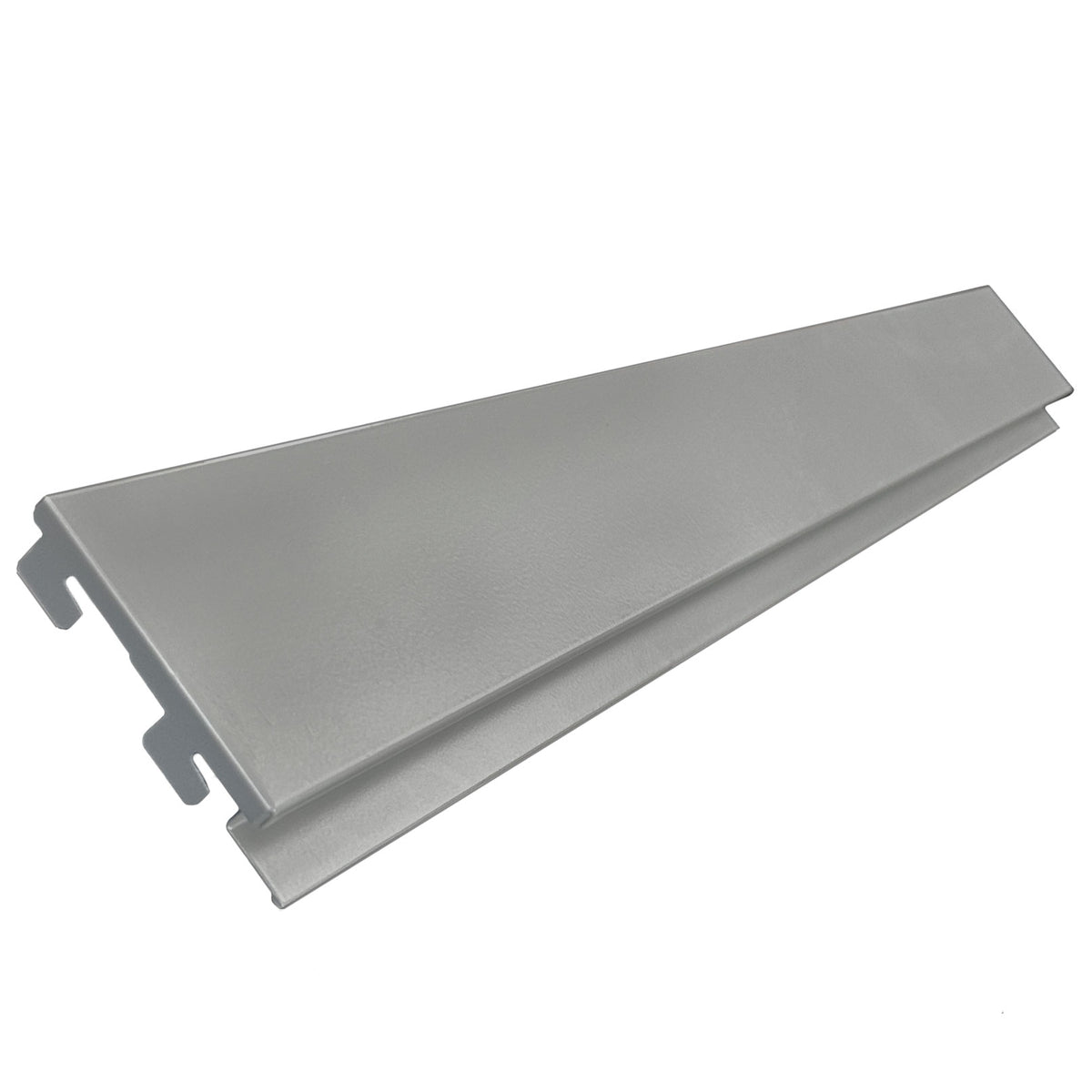 Metal Slatwall Back Panel, Silver Grey - 66.5cm (665mm) — KAS Shopfittings