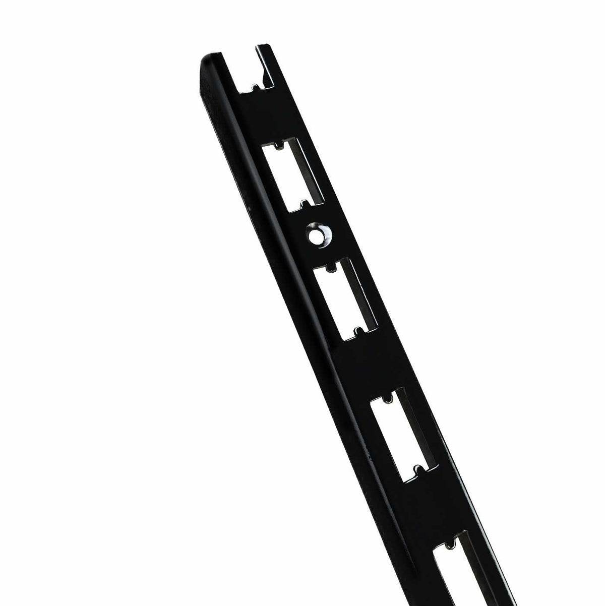 K50 Wall-fixed Column - 2.4m long - 30 x 23mm - Black — KAS Shopfittings