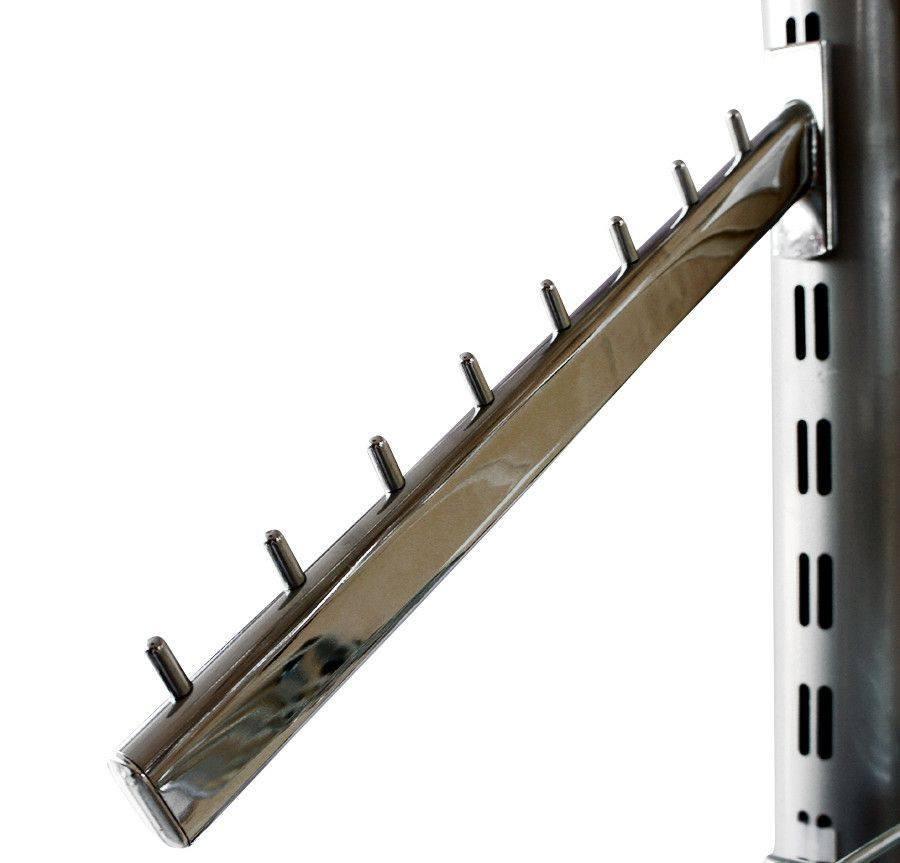 8 Ball Sloping Arm for Slotted Column — KAS Shopfittings