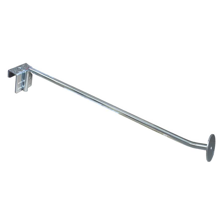 Bar Hook With Disc End Stop, 40cm long, for rectangular rear support ...