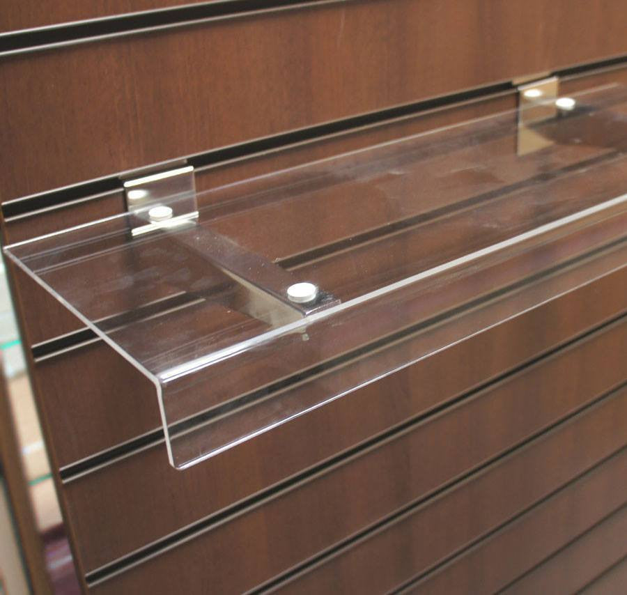 Reversible Acrylic L-Shelf on Chrome Brackets - 60 x 20cm — KAS ...