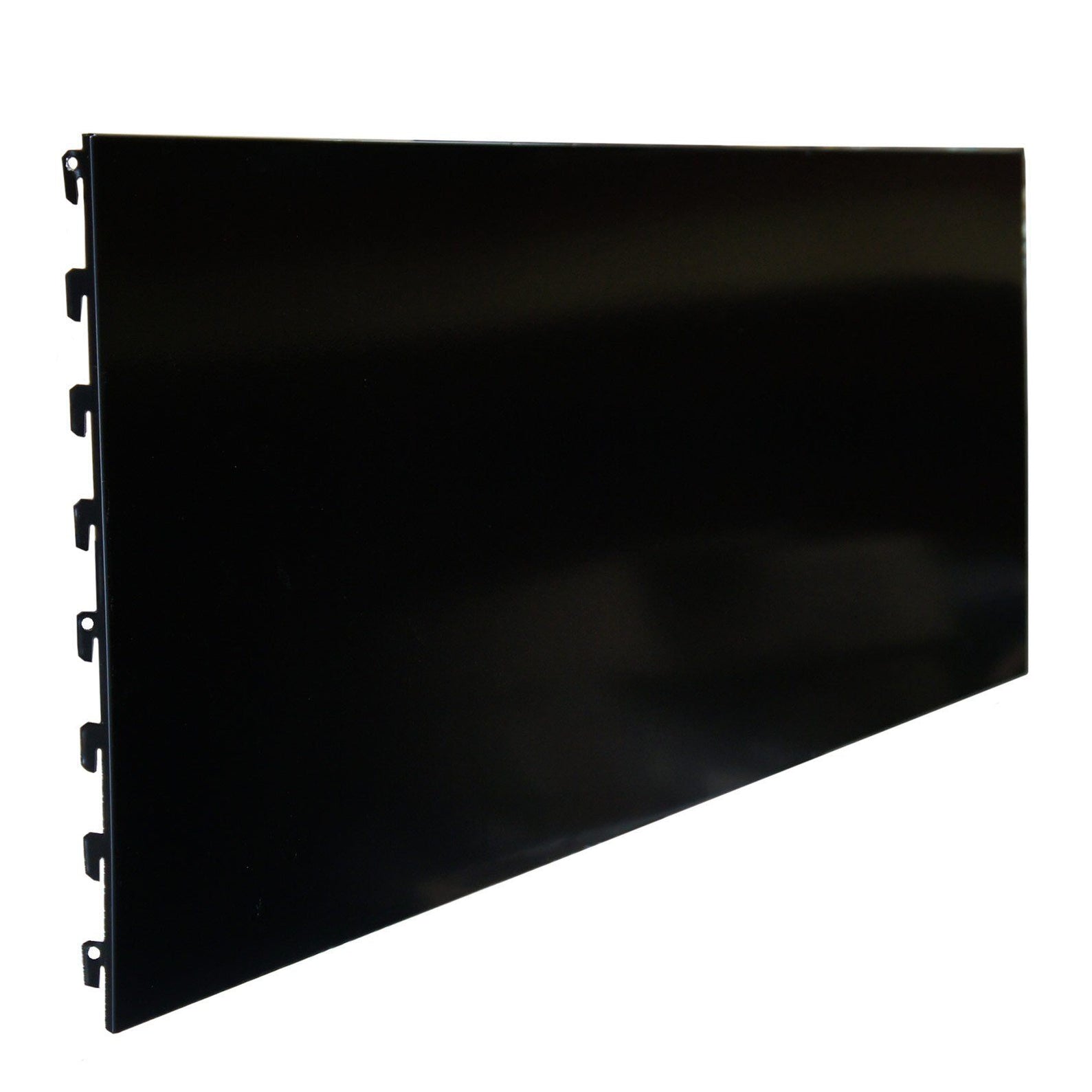 K50 Plain Back Panel - 100cm wide, 4x heights - Black — KAS Shopfittings