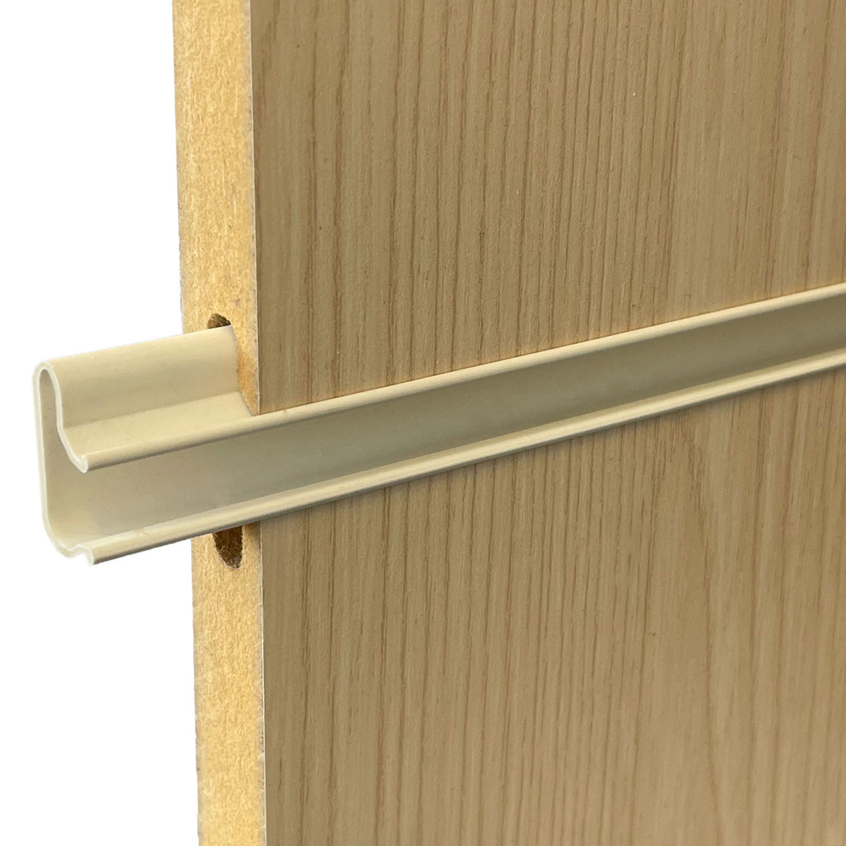 Slatwall Inserts - PVC - Cream — KAS Shopfittings