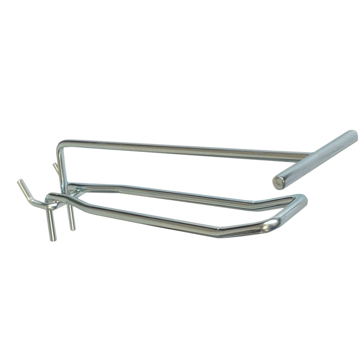 Euro Loop Peg Hook with overhead price ticket carrier - 15cm (6in) long ...
