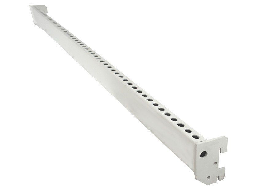 K50 Perforated Rectangular Rear Support Bar - Jura White - 100cm — KAS ...
