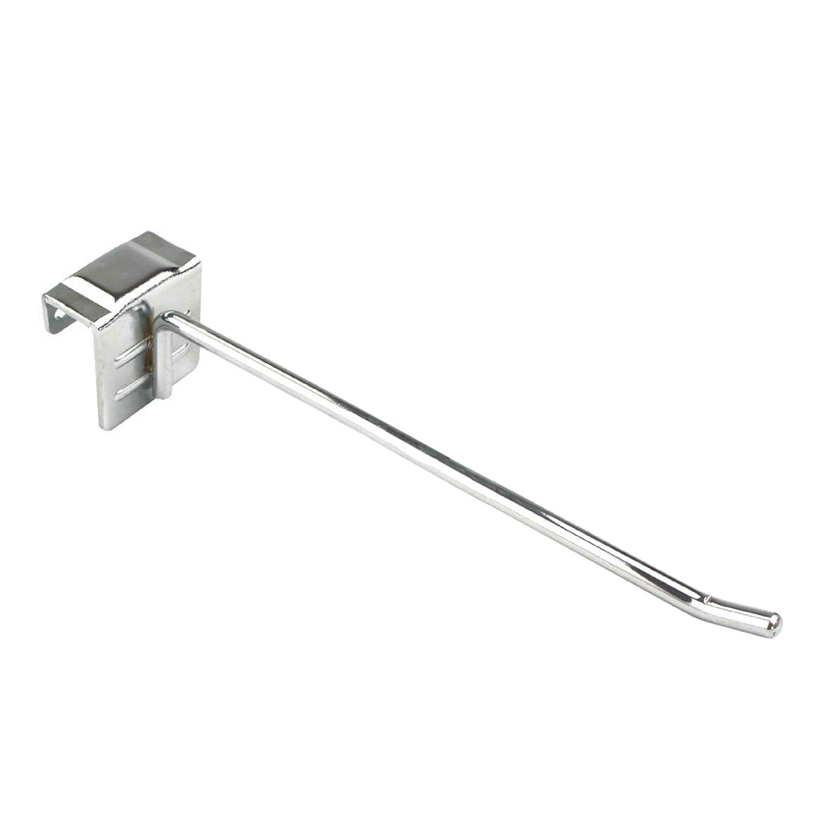 Single Prong Hook for Rectangular Bar - 25cm (10in) — KAS Shopfittings