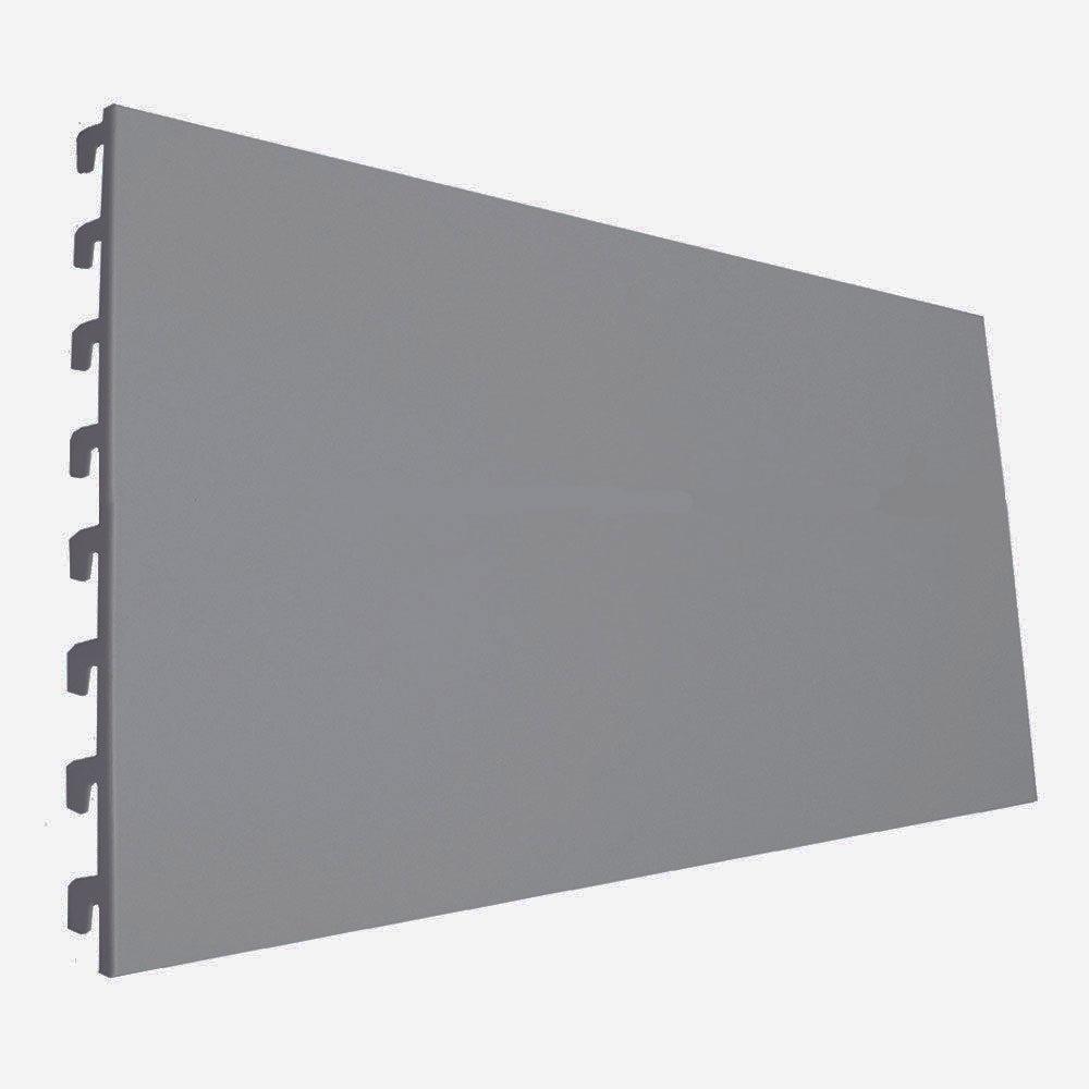 K50 Back Panels, Plain, Silver Grey - 100cm wide — KAS Shopfittings