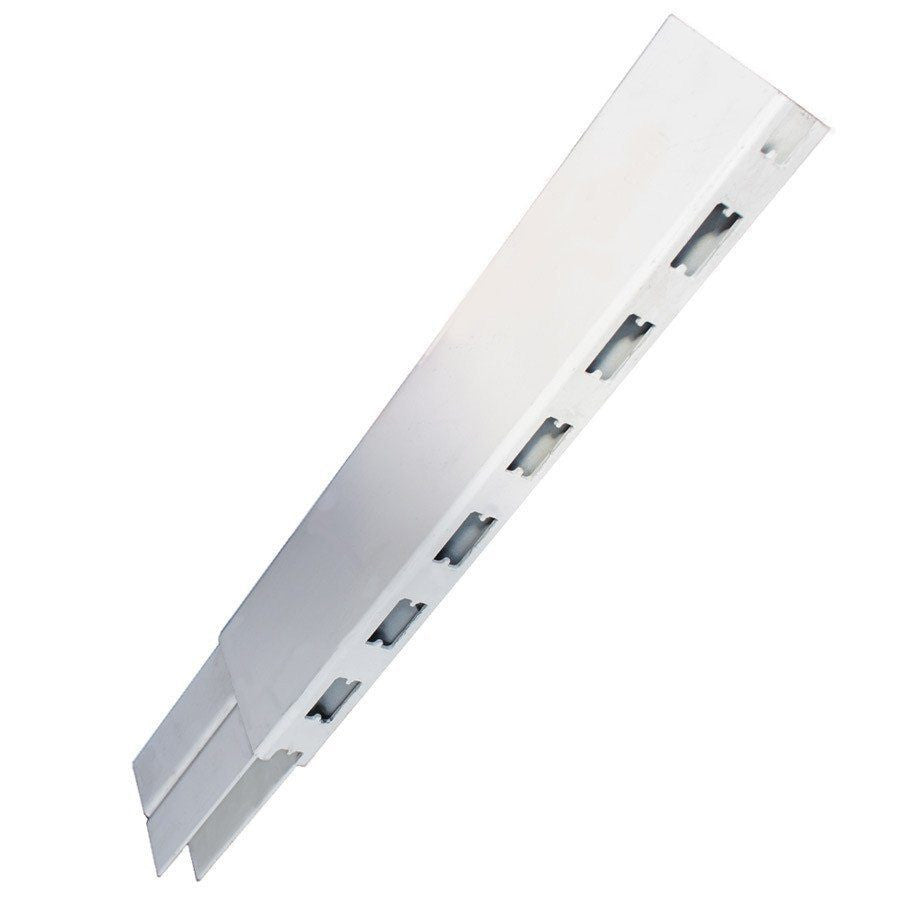 Jura White Column Extension for 60 x 30mm Columns — KAS Shopfittings
