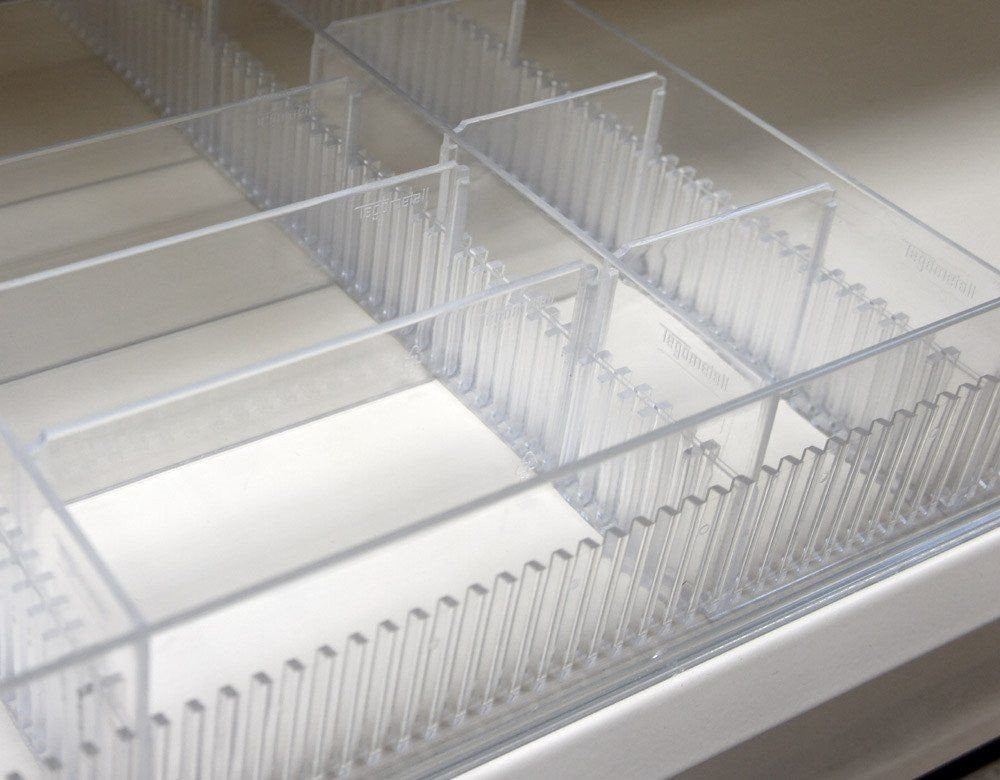 K50 Plastic Sub-Divider — KAS Shopfittings