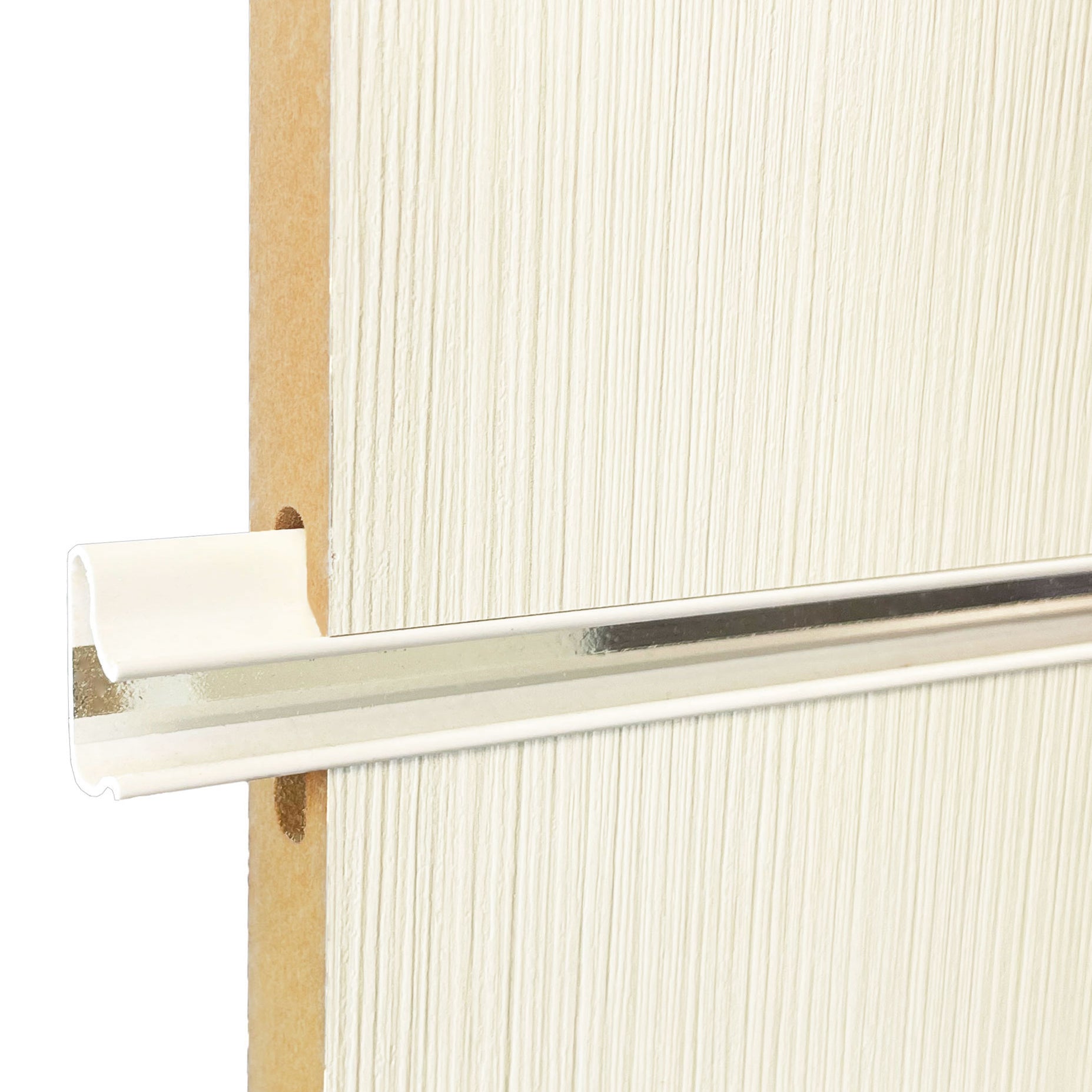 Slatwall Inserts - Mirror Backed White — KAS Shopfittings